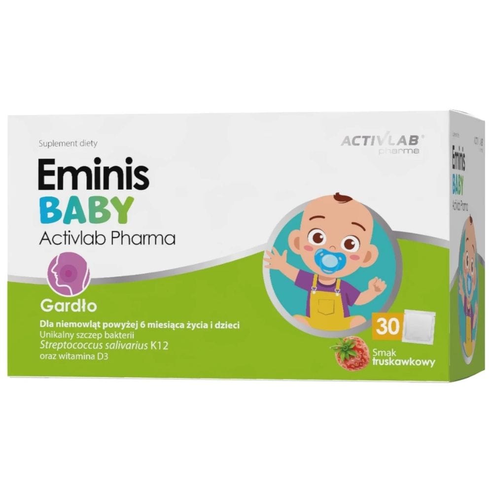 Activlab Pharma Eminis Baby, Erdbeere - 30 Beutel – Medpak