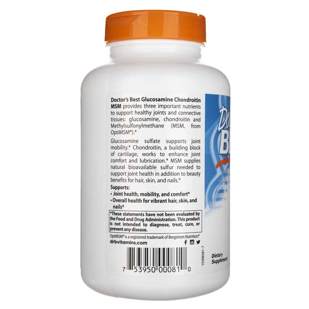 Doctor's Best Glucosamin-Chondroitin-MSM 240 Kapseln – Medpak