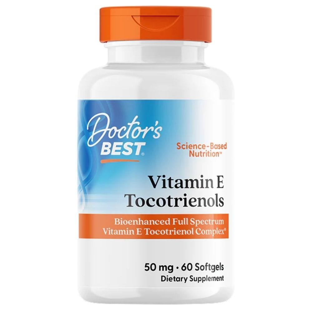 Doctor's Best Vitamin E Tocotrienole 50 mg - 60 Kapseln – Medpak