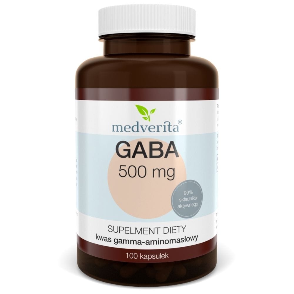 Medverita GABA 500 mg – 100 Kapseln – Medpak