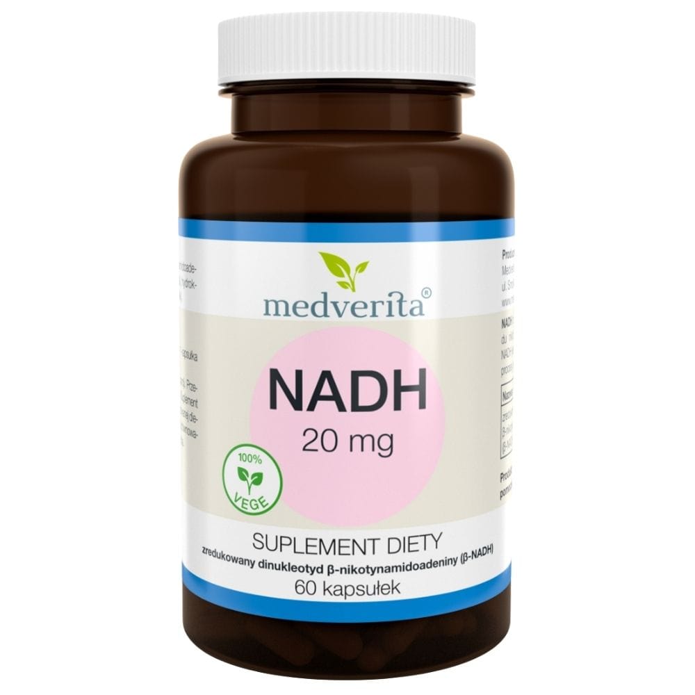 Medverita NADH 20 mg – 60 Kapseln – Medpak