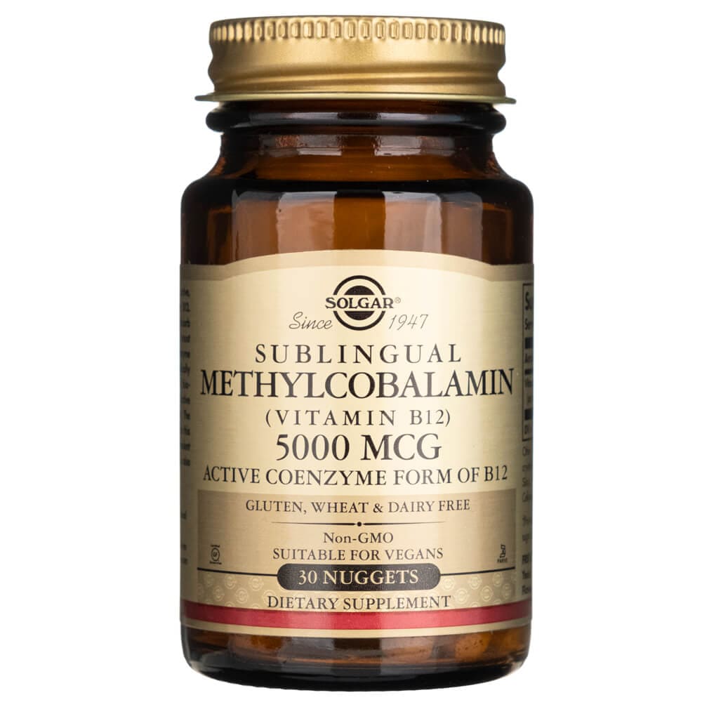 Solgar Sublinguales Methylcobalamin (Vitamin B12) 5000 mcg - 30 Tablet ...